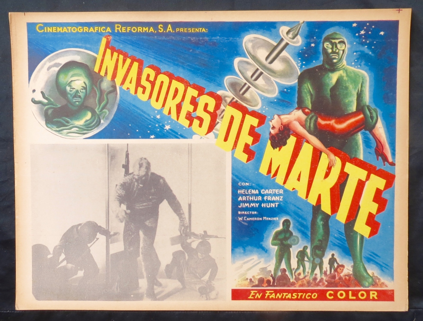 Invaders From Mars Lobby Cards
