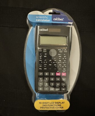 Caliber Scientific Calculator 10-Digit LCD Display 240 Functions ...