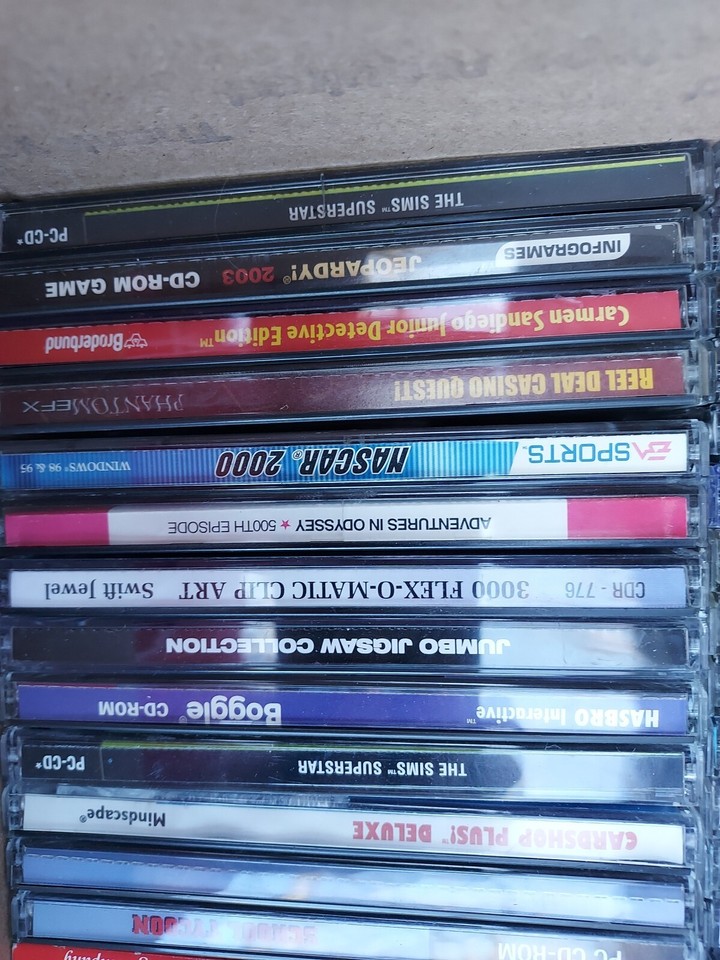 Lot Of 85 Vintage PC Games Nice Variety Good Title Estate Sale See Pics ...