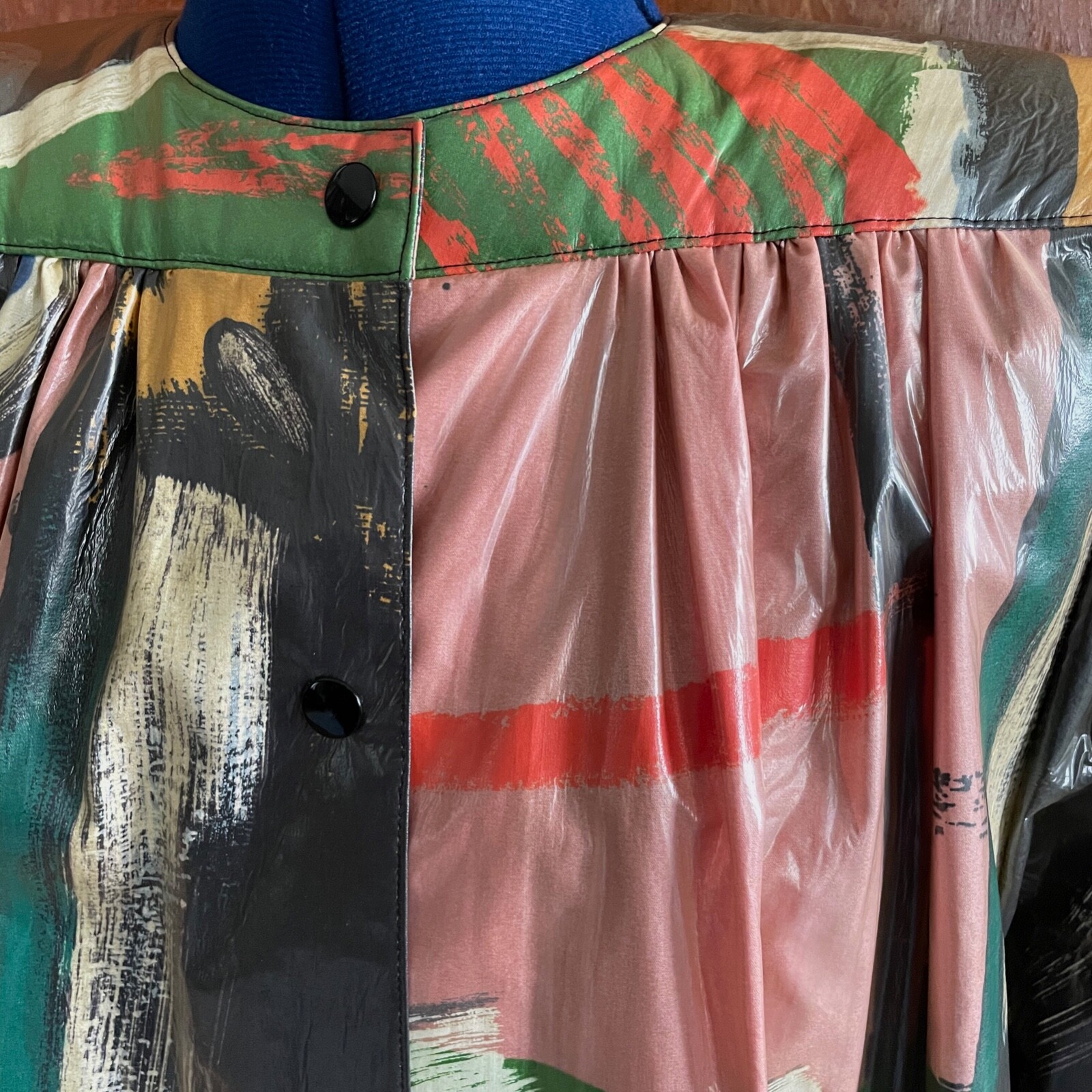 RARE Vintage Patricia Rhodes Rain Jacket 1980s Coutur… - Gem