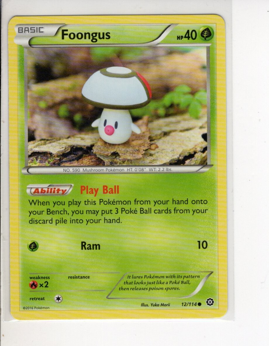 FOONGUS STEAM SEIGE SET POKEMON CARD 12/114 NM/M | eBay
