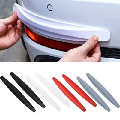 2Pcs Car Bumper Protector Strip Front Rear Anti-Scratch Strips Anti ...