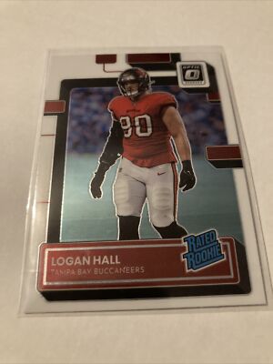 2022 Donruss Optic Football #299 Logan Hall Rated Rookie Rc Buccaneers ...