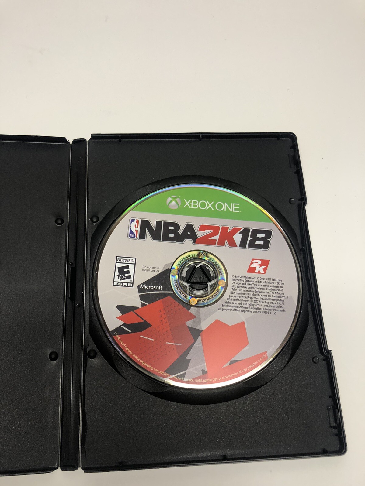 NBA 2K18 - Microsoft Xbox One. Disc Only Tested 710425499081 | eBay