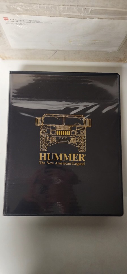 1992 Hummer Humvee H1 Brochure Folder Original AM General Order Form ...