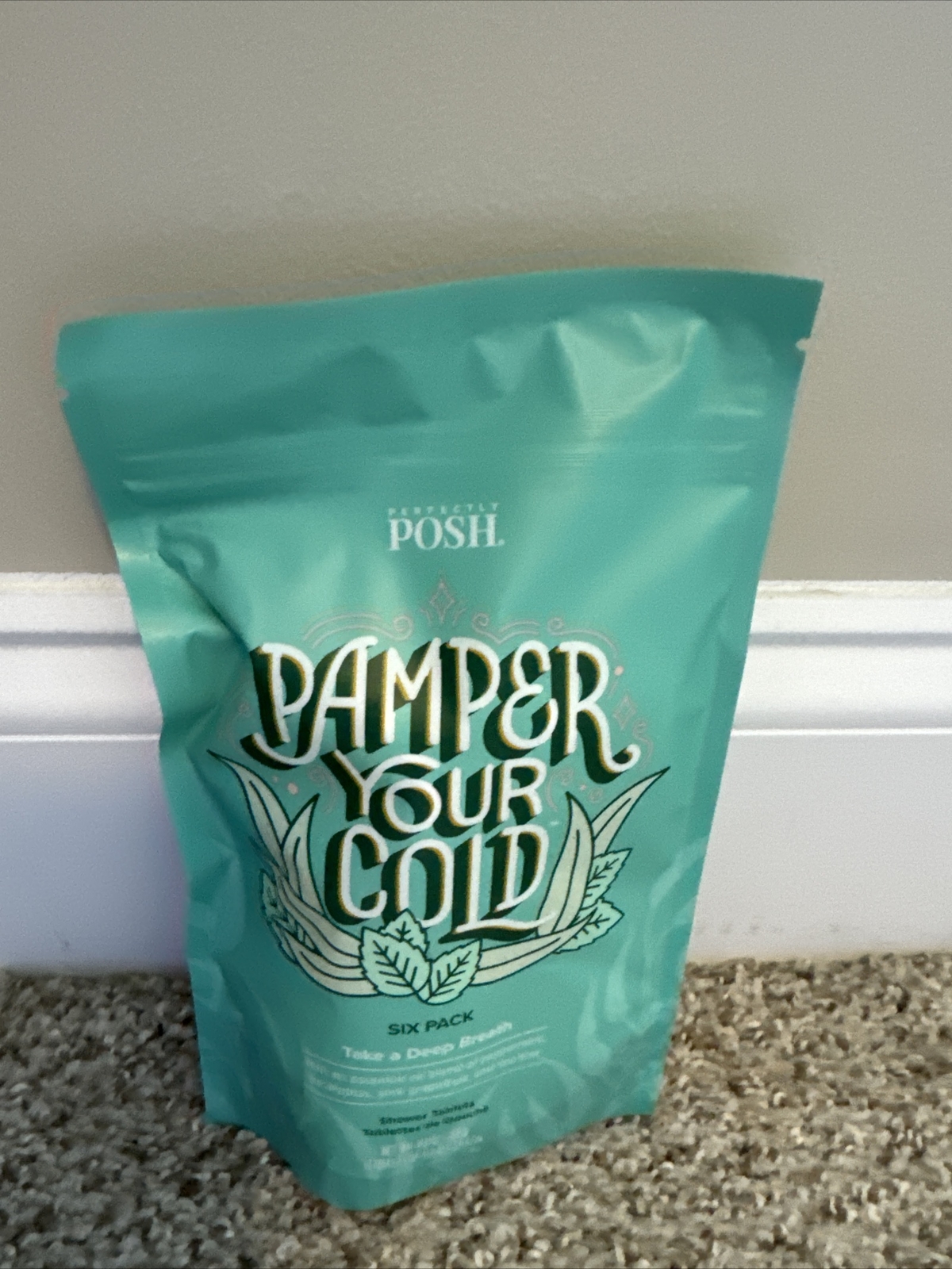 NEW Perfectly Posh Pamper Your Cold Menthol Eucalyptus Shower Tablet 6 ...
