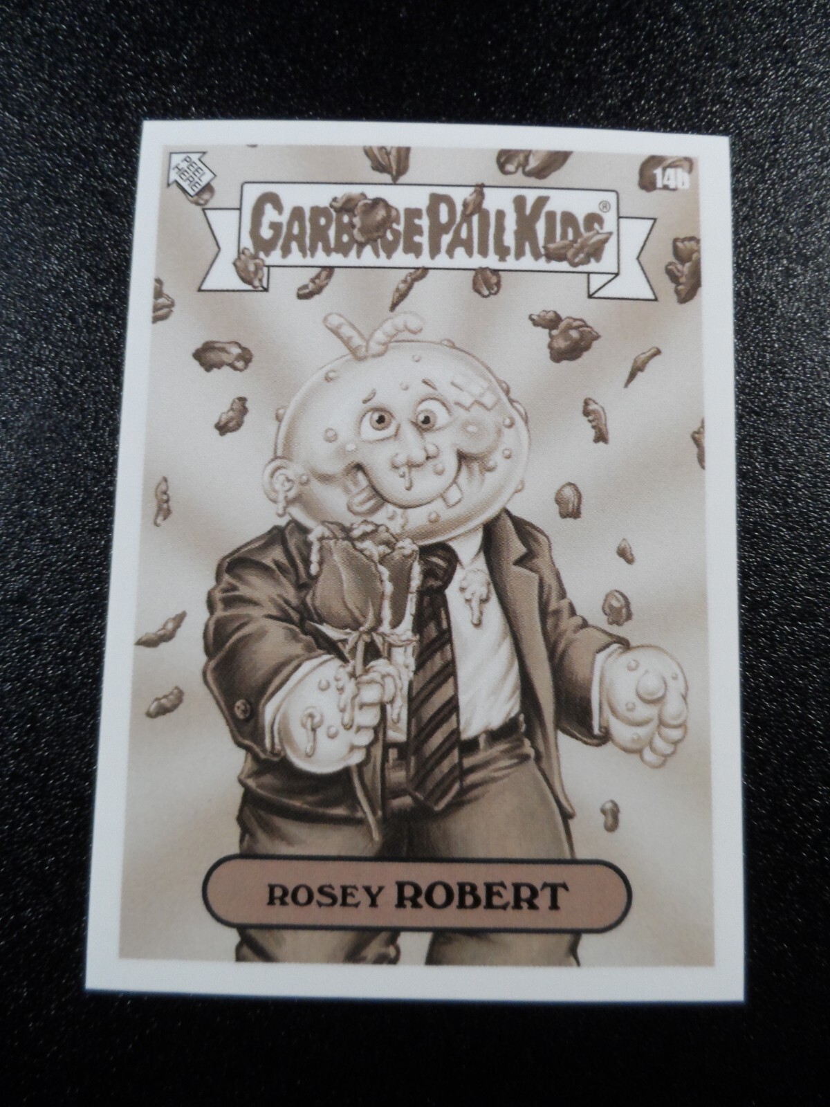 Sepia SP The Bachelor TV Show Spoof Rosey Robert 14b Garbage Pail Kids ...