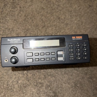 Radio Shack PRO-2052 Dual Trunking Scanner 1000 Channels No Cord NO ...