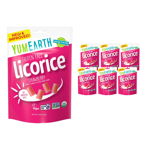 Organic Gluten-Free Strawberry Licorice Snack Packs - Allergy-Friendly ...