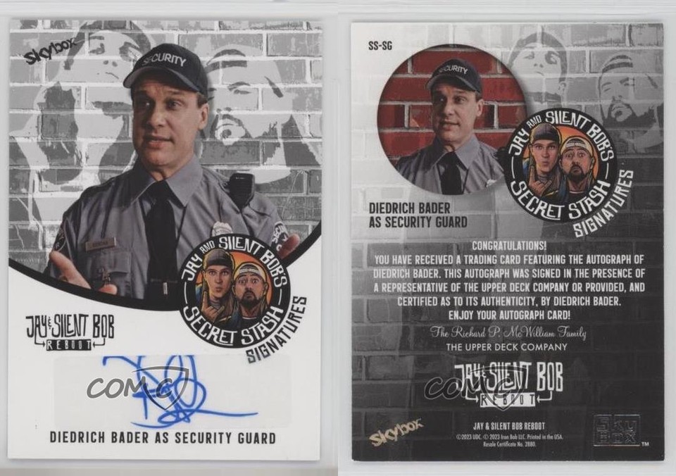 2023 Skybox Jay & Silent Bob Reboot Diedrich Bader as Security Guard ...