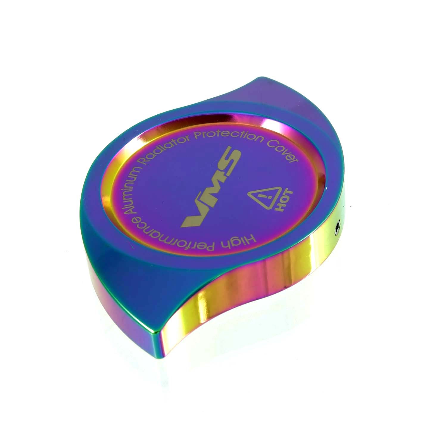VMS NEO CHROME ANODIZED BILLET ALUMINUM RADIATOR CAP COVER MACHINED ...