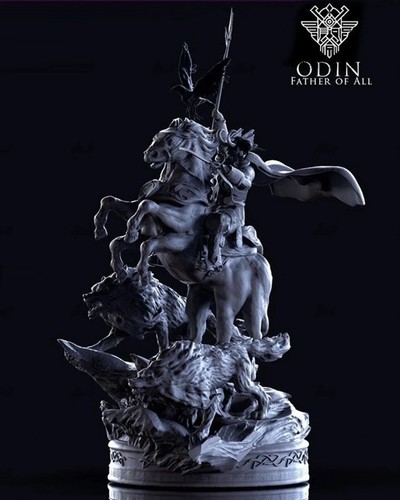 Odin the All-Father Resin Sculpture Statue Model Kit Unpainted ...