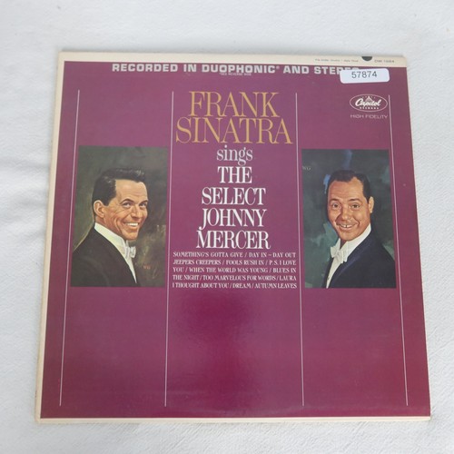 Frank Sinatra Sings The Select Johnny Mercer CAPITOL Dw 1984 LP Vinyl ...