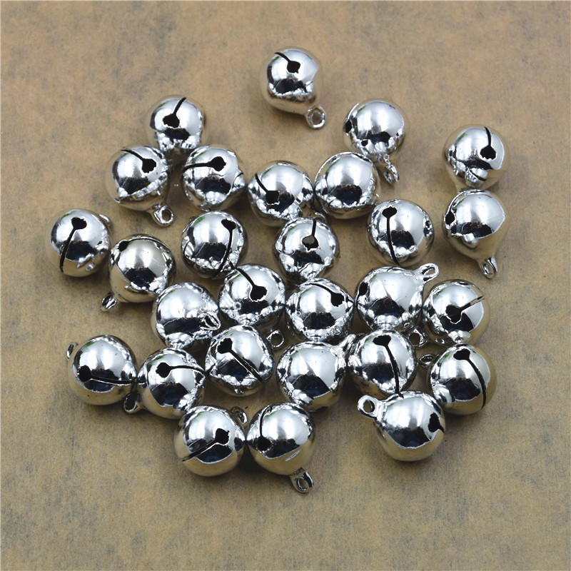6~25mm Copper Jingle Bell Dangle Charms Pendant Pet Bell Jewelry Making ...