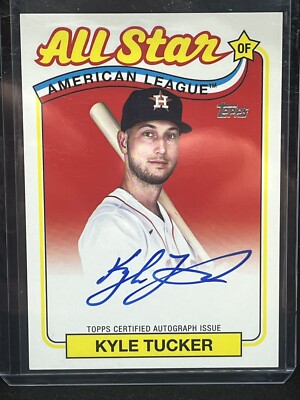2024 Topps Series 2 KYLE TUCKER Autograph 1989 All Star Houston Astros ...