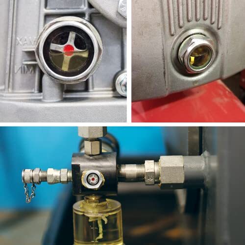 4Pcs Air compressor Oil Sight Glass 1 Inch NPT Oil Liquid Level Gauge ...