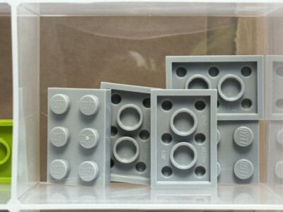 LEGO Parts - Light Bluish Gray Plate 2 x 3 - No 3021 - QTY 5 | eBay