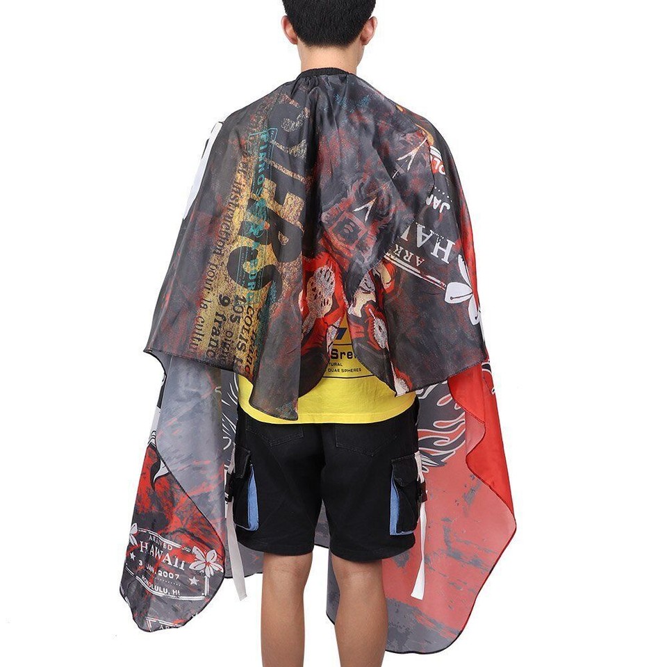 Barber Cape Haircut Hair Cutting Cape Pro Salon Hairdresser Gown Barber ...