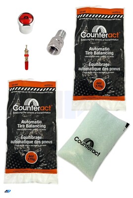 6 oz Tire Balancing Bags Counteract 060BNB Tire Balancing Beads 6 oz (2 ...