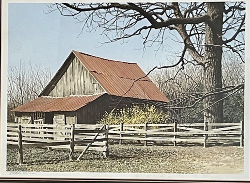 Vintage Homestead Series 295/1500 Print By Mel Steele Signed 25x21” | eBay