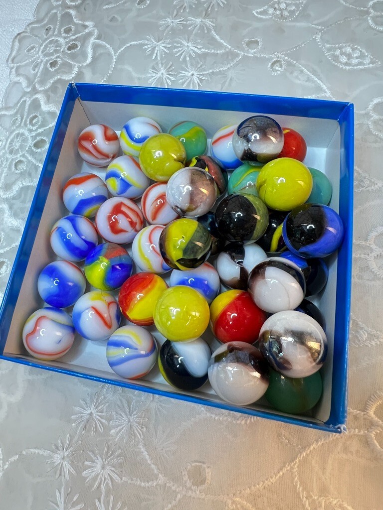 Vintage Lot of Marbles Assorted Marbles 40 Marbles | eBay