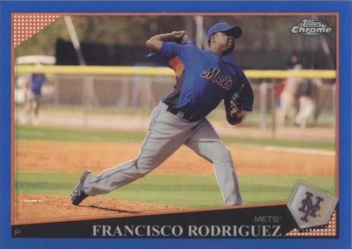 2009 Topps Chrome - Francisco Rodriguez #121 Blue Refractor /199 for ...