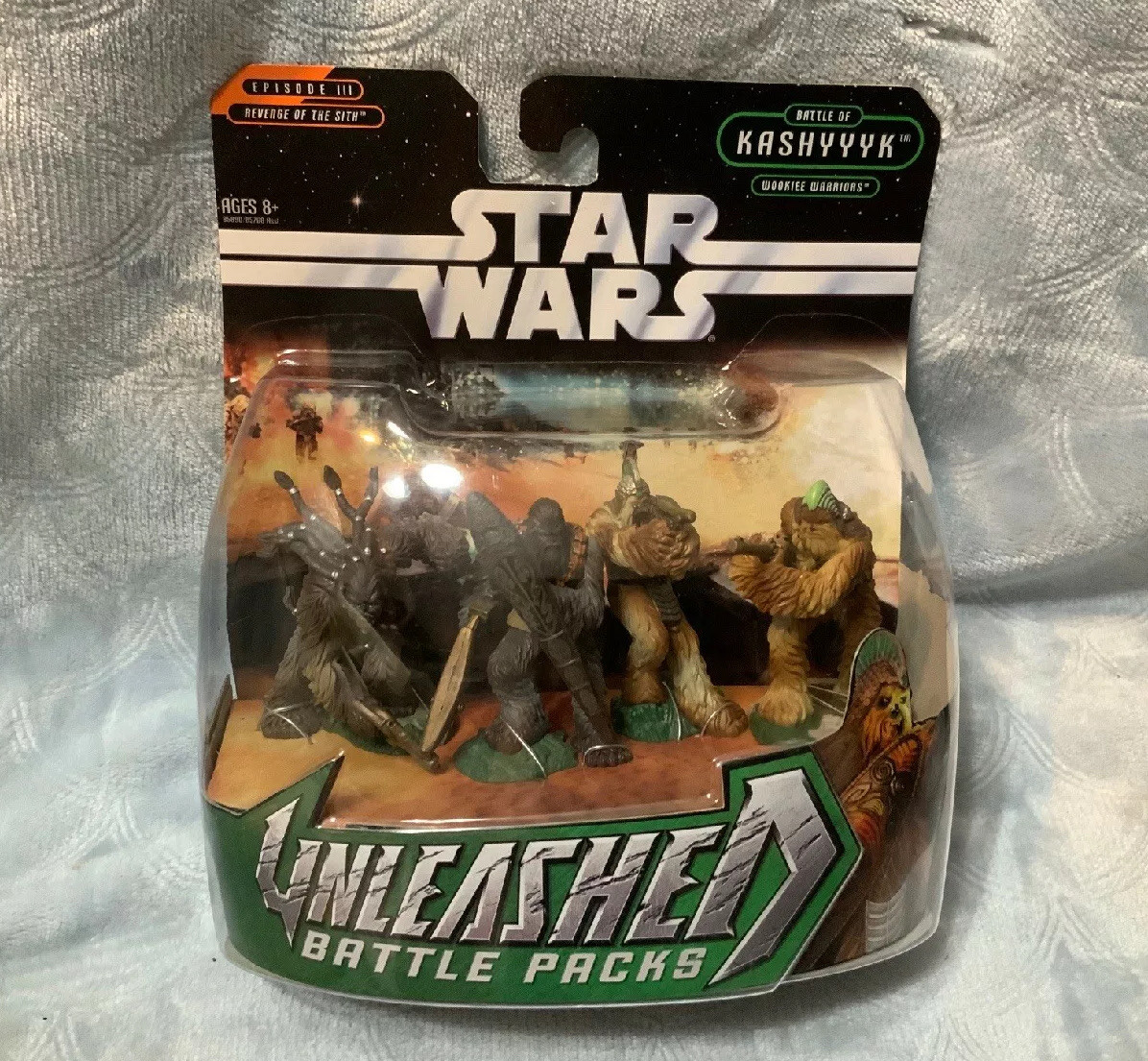 Star Wars Episode III Unleashed Battle Packs Kashyyyk Wookie Warriors ...