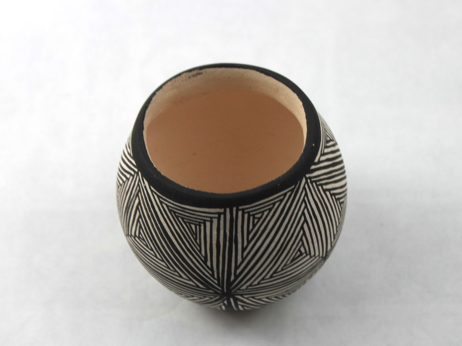 Acoma New Mexico Pueblo Pot by Louis Snowflake Pattern | eBay