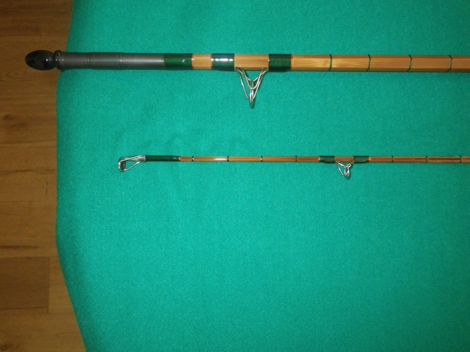 10ft Hand Built Split Cane Carp/Pike Fishing Rod | eBay UK