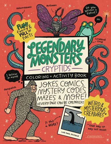 Cryptids Coloring Pages