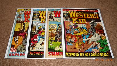 WESTERN KID #1, 2, 4, 5 LOT OF 4 BOOKS GRADE VF MARVEL WESTERN | eBay