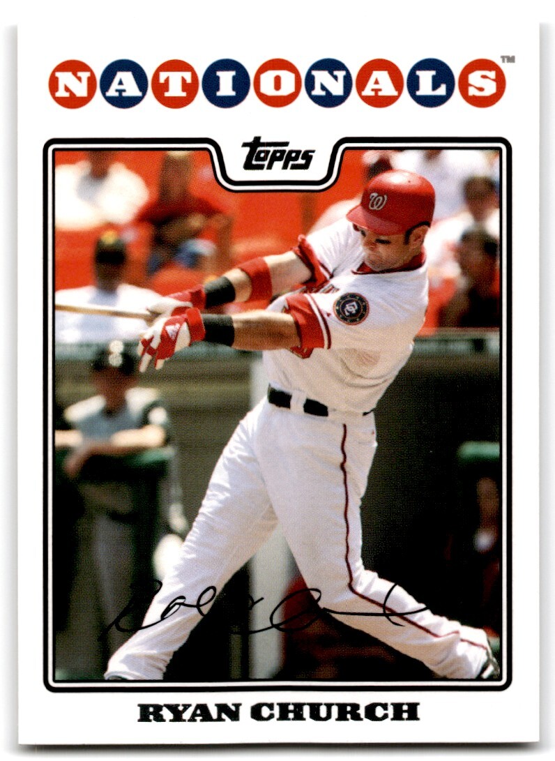 2008 Topps Ryan Church Washington Nationals #309 | eBay