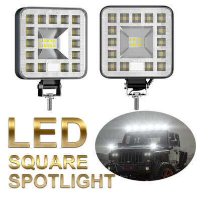 69W SNOW BLOWER THROWER LED PODS LIGHT BAR Spotlight FOG LAMP | eBay