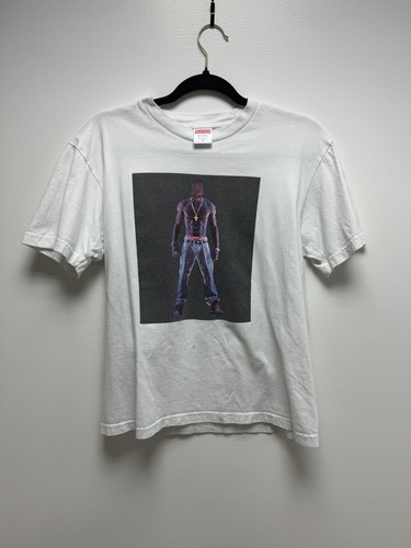 Supreme Tupac Hologram Tee Short Sleeve Shirt Size Small Used | eBay