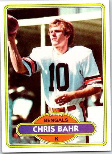 Chris Bahr Cincinnati Bengals 1980 Topps #501 | eBay