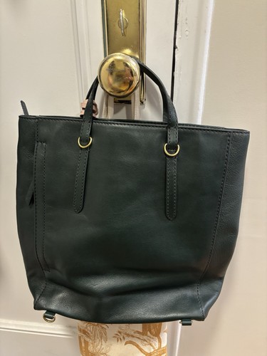 Fossil Camilla convertible laptop bag and backpack forest green | eBay