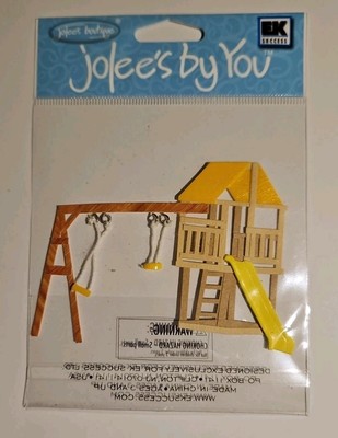 Jolees Boutique Dimensional Yellow Swing Set Tree House EK Success ...