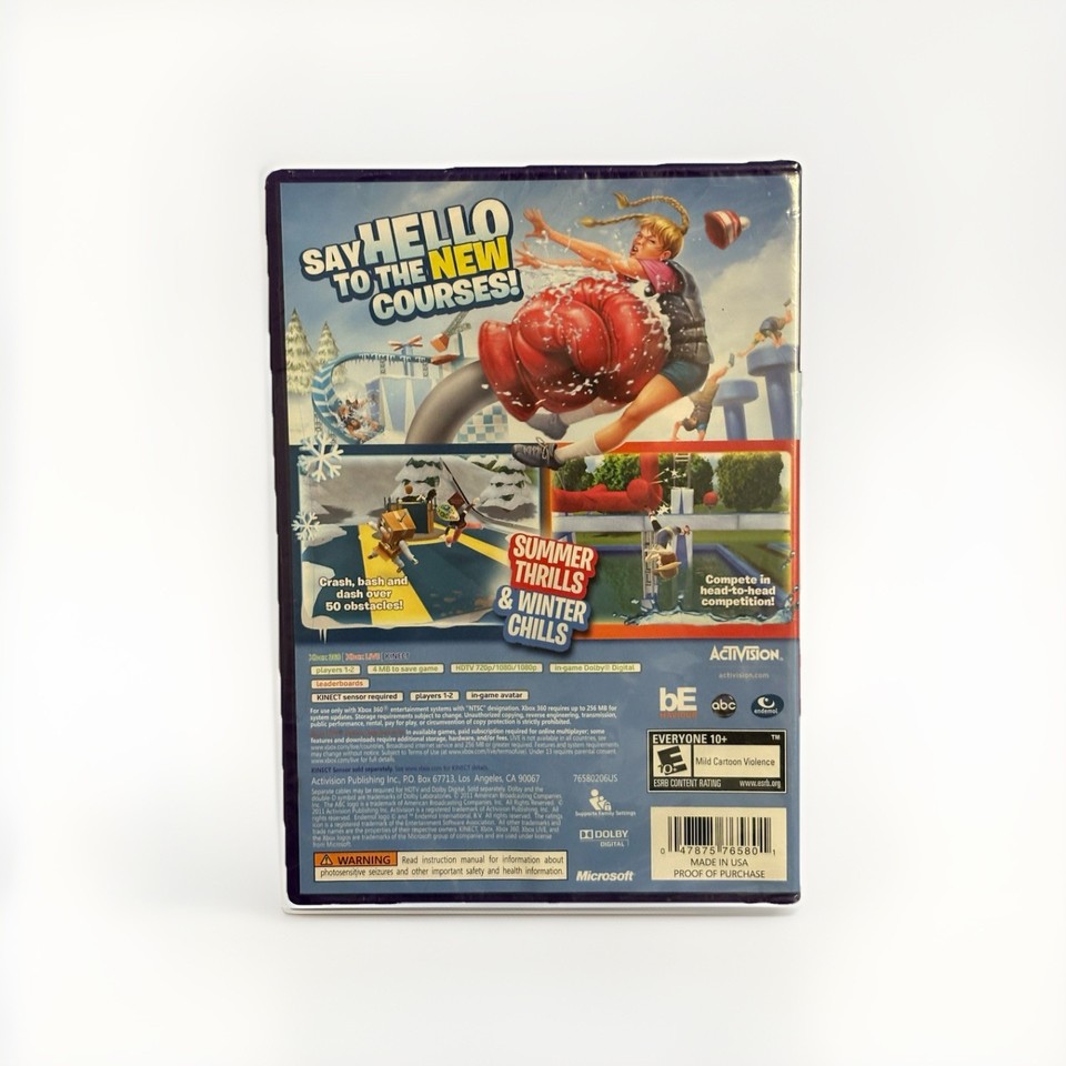 ABC Wipeout 2 Xbox 360 Kinect Game NEW SEALED 47875765801| eBay