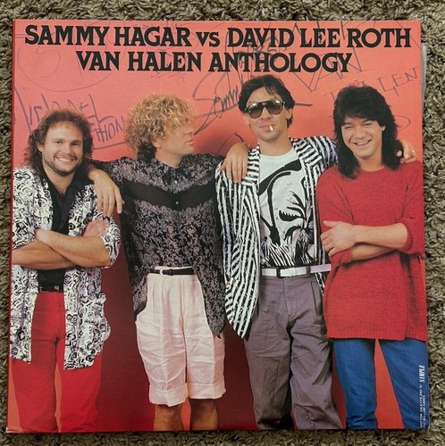 Van Halen Anthology Sammy Hagar vs David Lee Roth 2 LP Japan Promo ...