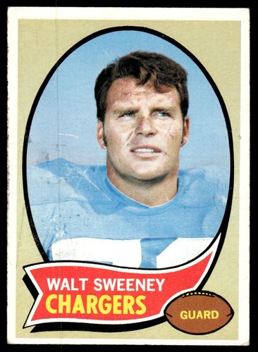 1970 Topps Walt Sweeney San Diego Chargers #173 | eBay