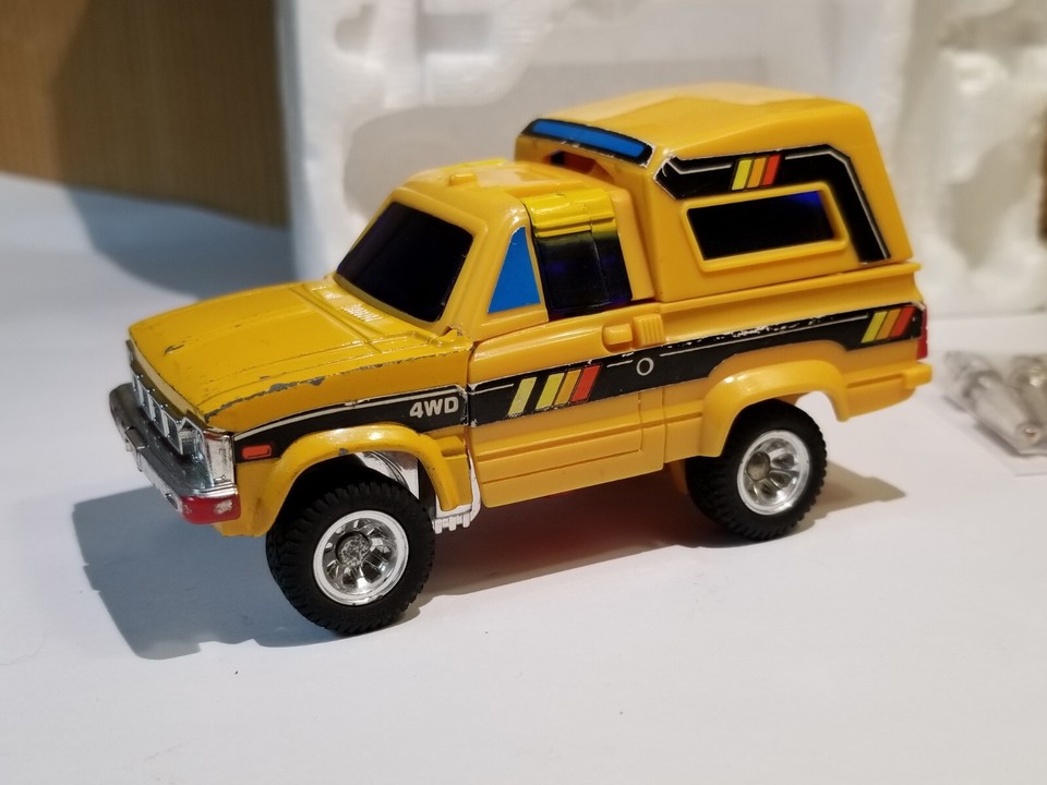 Takara Vintage Transformers G1 Diaclone Yellow Helix 4WD Trailbreaker ...