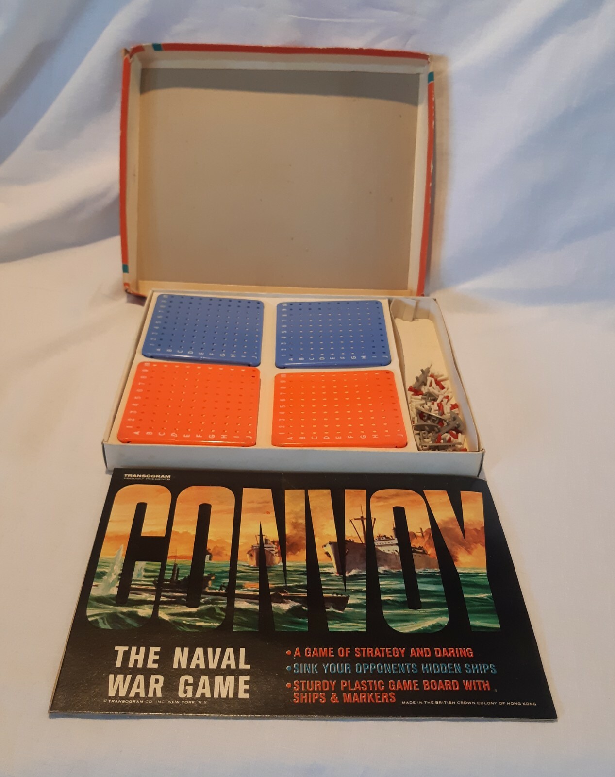 Vintage Convoy The Naval War Board Game Transogram Co. New York ...