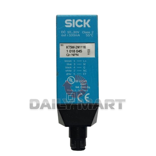 SICK KT5W-2N1116 LED CONTRAST SENSOR 10 TO 30 VDC 100MA NEW | eBay