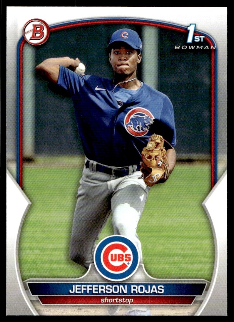2023 Bowman Prospects 1st Jefferson Rojas Rookie A2 Chicago Cubs #BP-70 ...
