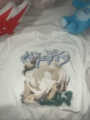 TRAVIS SCOTT METLIFE *EXCLUSIVE* UTOPIA TOUR MERCH SIZE XL WHITE SHIRT ...