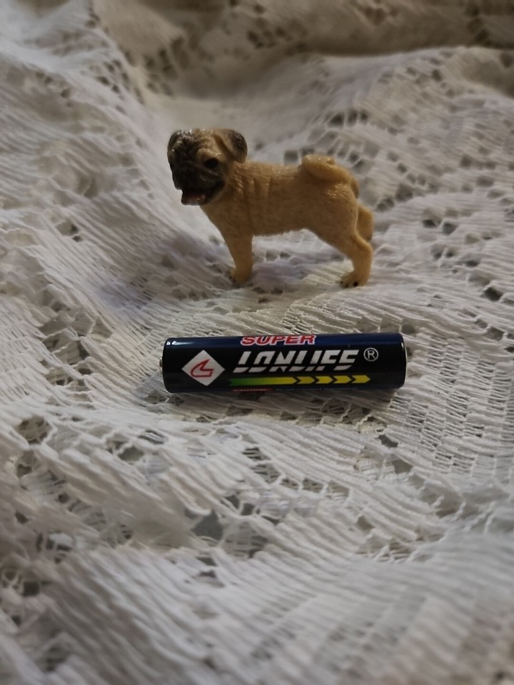 Schleich PUG Dog Small Male Animal Figure Retired HTF | eBay