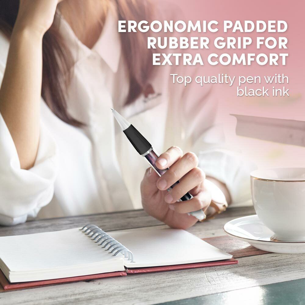 White Ballpoint Pen - Thunder Lightning Bolt Storm Weather Office Gift ...