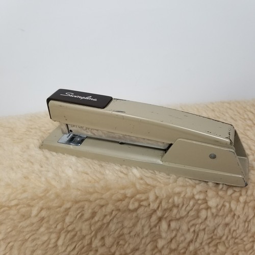 VTG Metal Swingline 747 Heavy Duty Model 94-41 Brown Stapler USA WORN ...