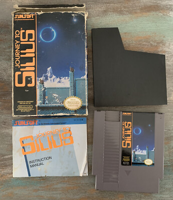 Journey to Silius Complete CIB Nintendo NES Retro Video Game ...