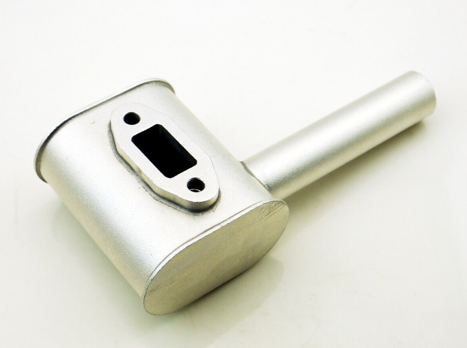 Aluminum Side Exhaust Muffler for 20CC Gas Petrol Engine RC Model Plane ...